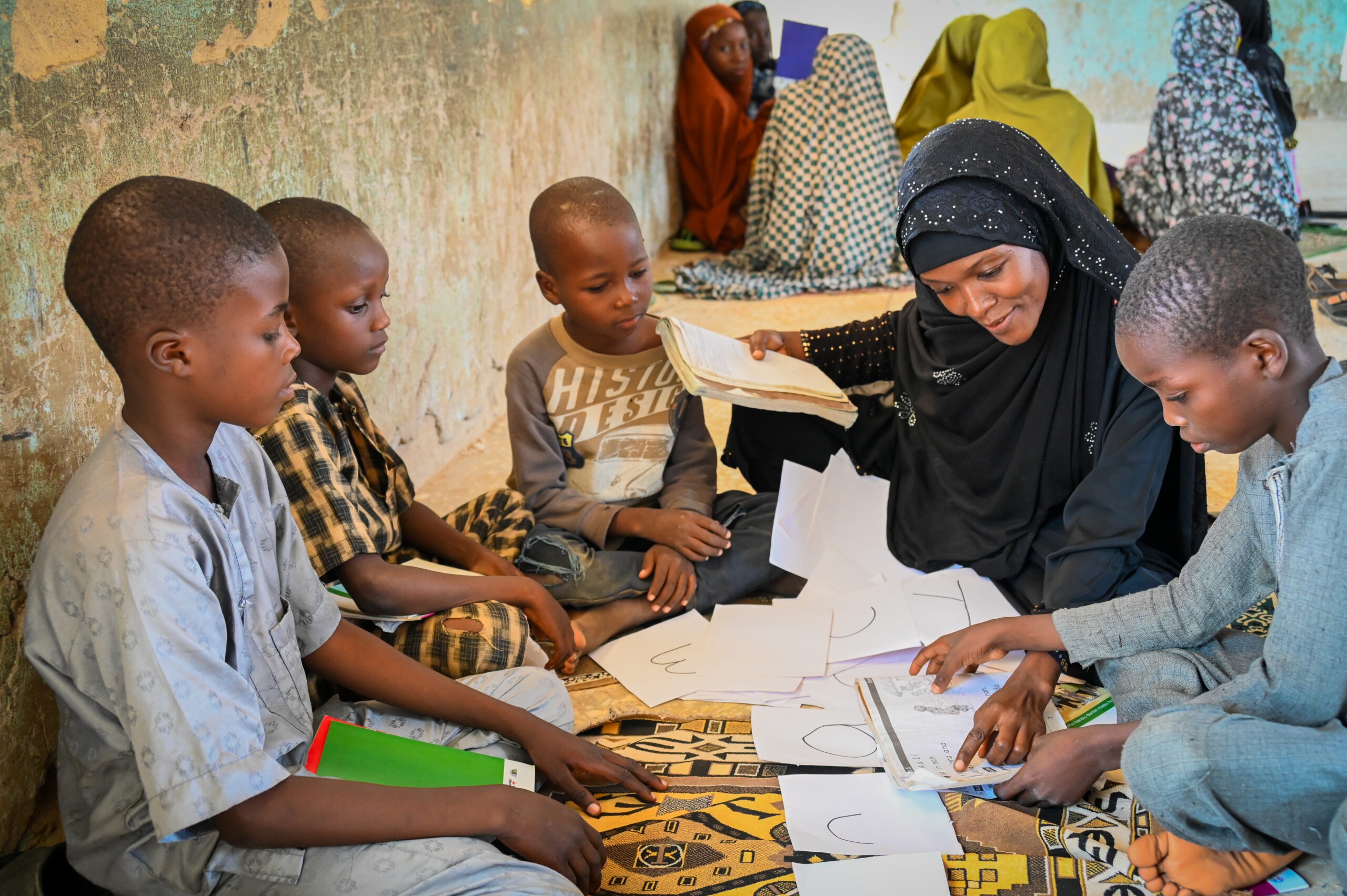 Nigerian children improve their literacy at community reading centers ...